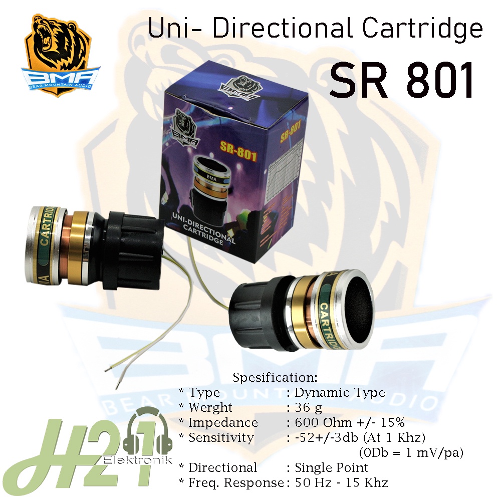 Jual Spool Microphone BMA SR 801 / Spul / Spull / Cartridge Mic ...