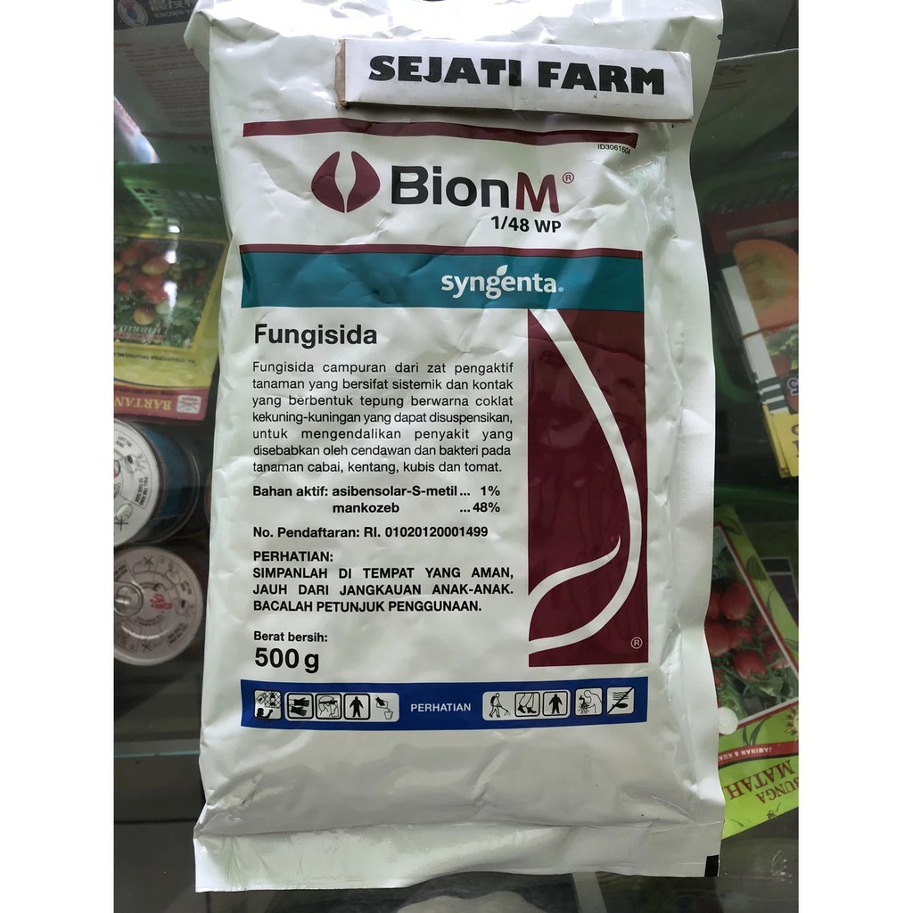 Jual Bion-M 1&48WP 500gr Fungisida Obat Pencegah dan Pembasmi Jamur Tanaman | Shopee Indonesia
