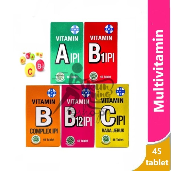 Jual IPI All Varian @ 45 tablet - suplemen multivitamin harian | Shopee ...