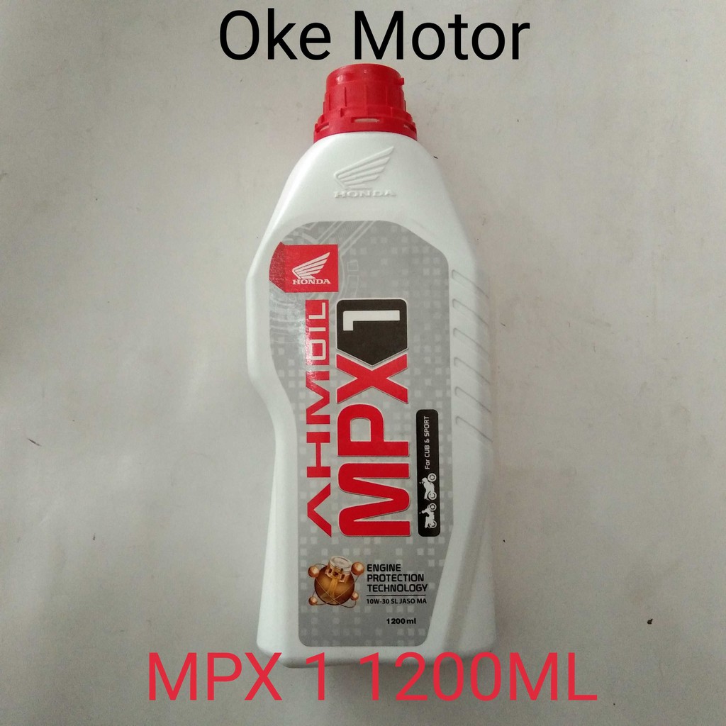 Jual OLI AHM MPX 1 4T 1200ML | Shopee Indonesia