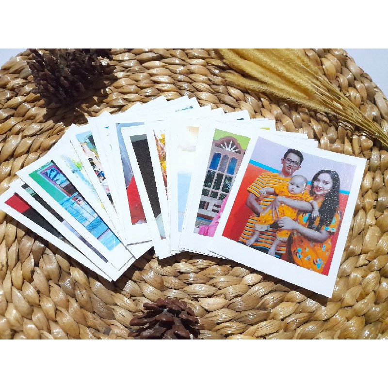 Jual CETAK FOTO/ CETAK POLAROID/ UKURAN 9x6CM/ MINIM ORDER 25PCS/ HARGA ...
