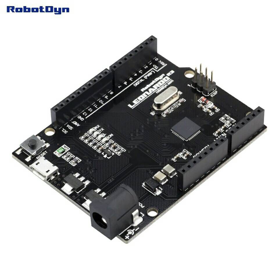Jual Robotdyn Arduino Leonardo R3 Atmega32u4 5v 16mhz Hid Development