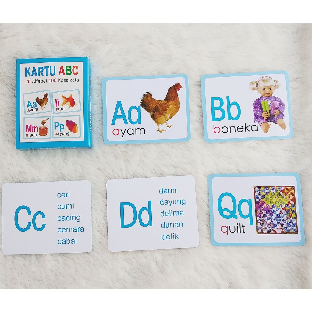 Jual Flashcard ABC Kartu alfabet | Shopee Indonesia