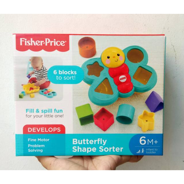 Jual Fisher-Price® Butterfly Shape Sorter | Shopee Indonesia