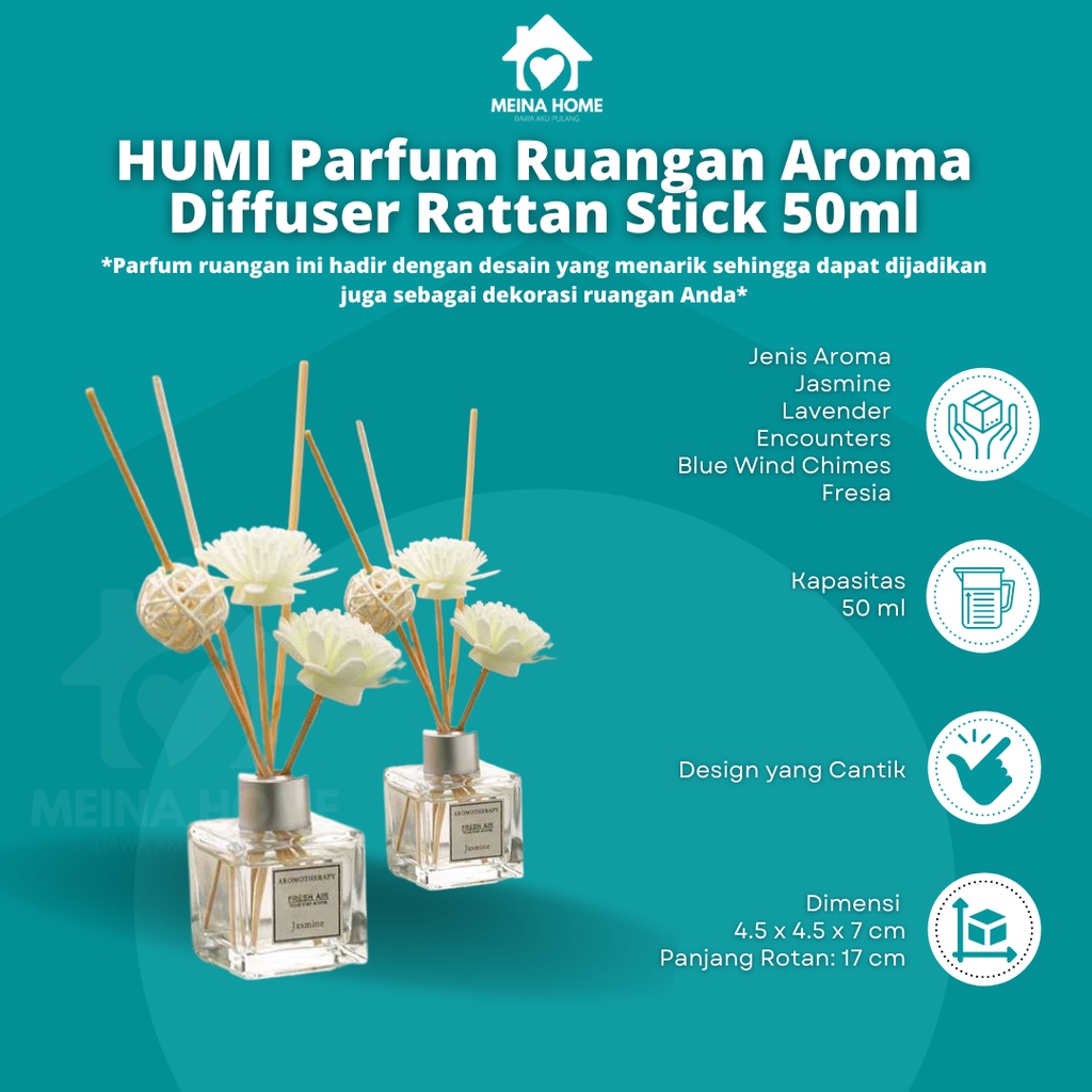 Jual SET PEWANGI RUANGAN HUMI AROMA DIFFUSER PARFUM PENGHARUM RUANGAN ...