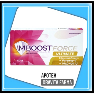 Jual Imboost Force Ultimate isi 10 kaplet - vitamin C D Zinc untuk ...