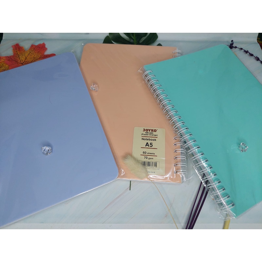 Jual NOTEBOOK / NOTEPAD / BUKU CATATAN SPIRAL A5 JOYKO 60 LEMBAR WARNA ...