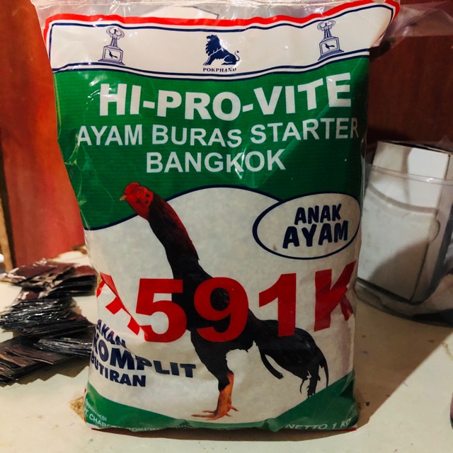 Jual Pakan Ayam Bangkok Hi Pro Vite A591K / Pur 591 Anak Ayam Indonesia ...