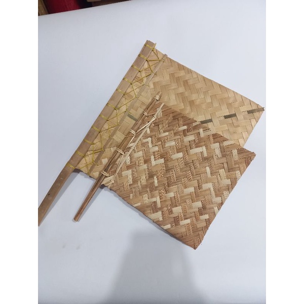 Jual Kipas sate anyaman bambu dan rotan | Shopee Indonesia