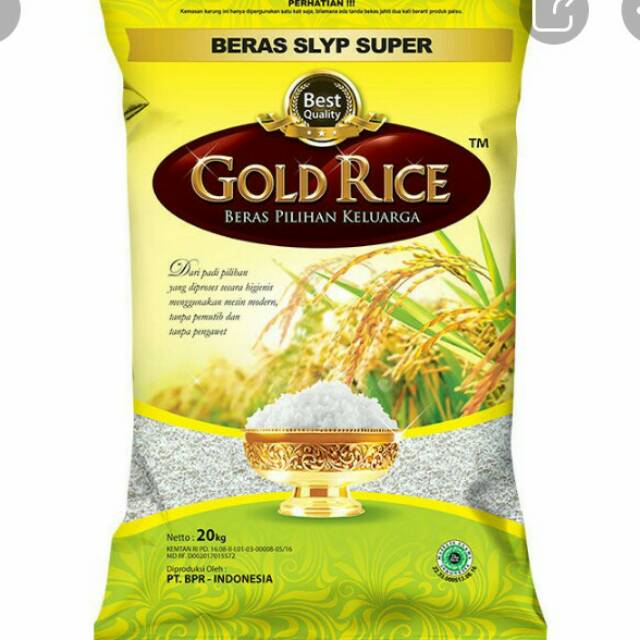 Jual BERAS GOLD RICE PREMIUM 5KG | Shopee Indonesia