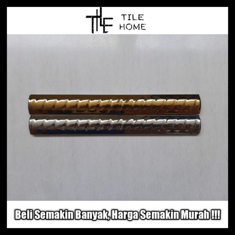 Jual Bon - Bon / Kuku Macan / List Keramik Ulir Gold Silver 20 cm | Shopee Indonesia