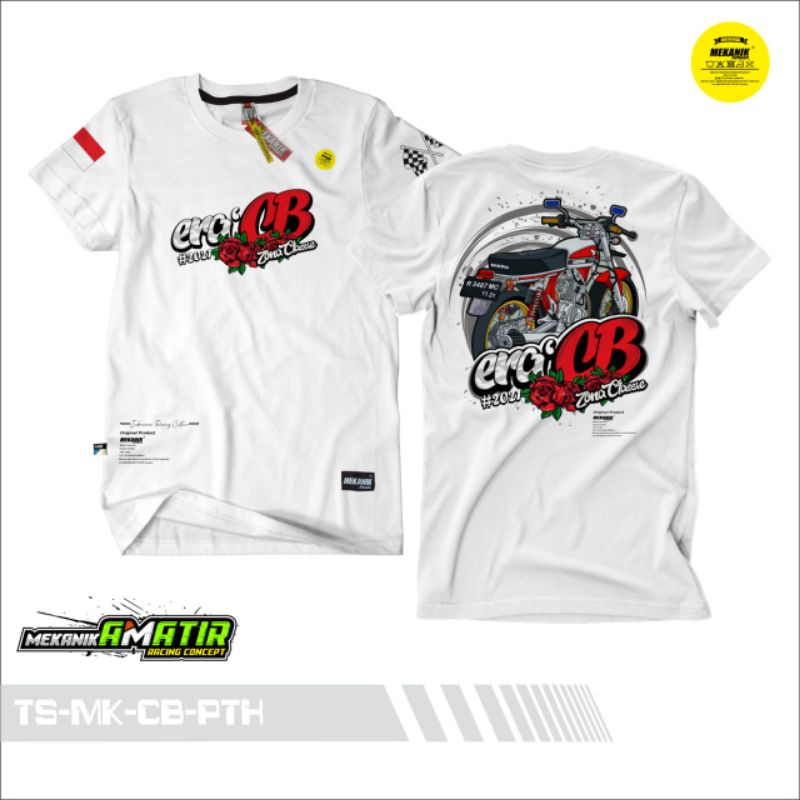 Jual KAOS RACING ERA CB ORIGINAL WARNA PUTIH | Shopee Indonesia