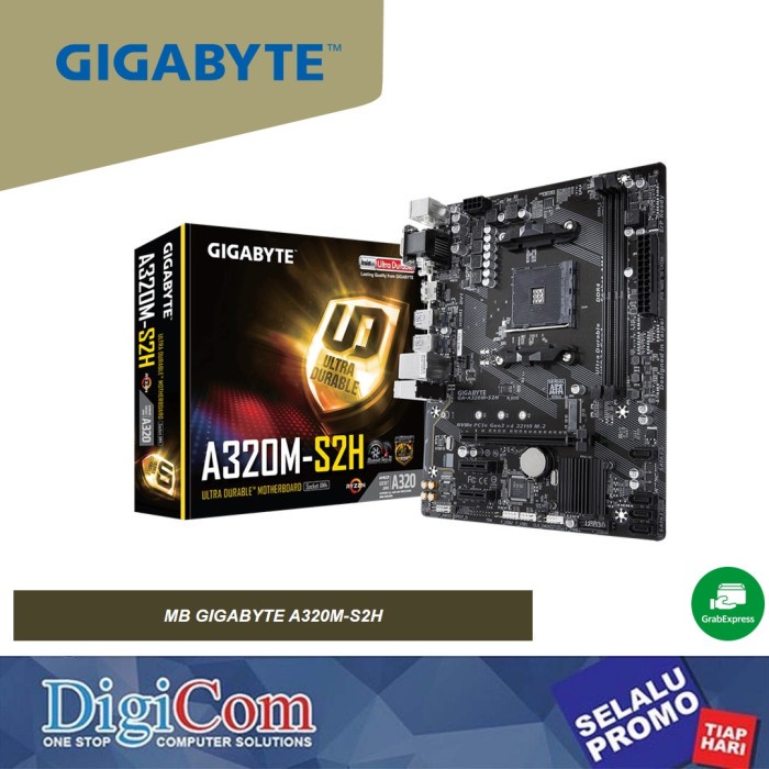 Jual Motherboard Gigabyte A320m S2h Shopee Indonesia 3258