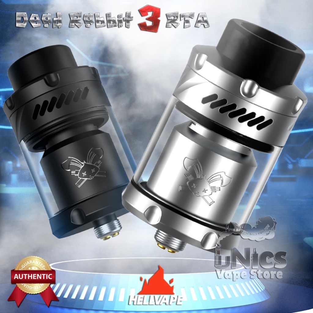 Jual HELLVAPE Dead Rabbit 3 RTA - Dual Coils Rebuildable Tank Atomizer ...