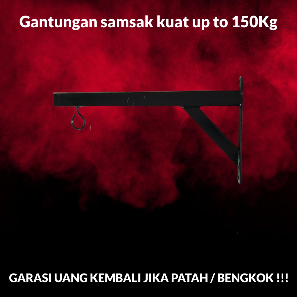 Jual Gantungan Samsak Sandsack Single Kuat 150Kg Wall Mounting Bracket ...