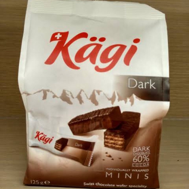 KAGI DARK MINIS SWISS CHOCOLATE WAFER 125g | Lazada Indonesia