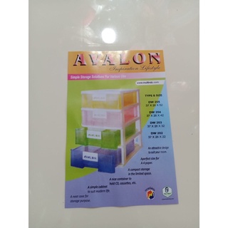 Jual MULTINDO - Laci Container A4 Avalon Susun 3 4 5 / Laci Avalon ...