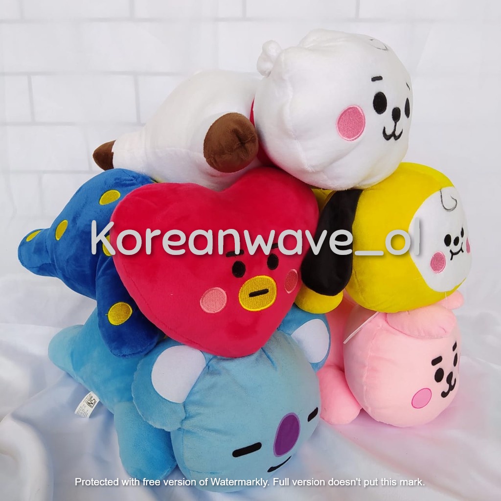 Jual Korean/Boneka Lying BTS/BT21 26Cm/BTS Unofficial | Shopee Indonesia
