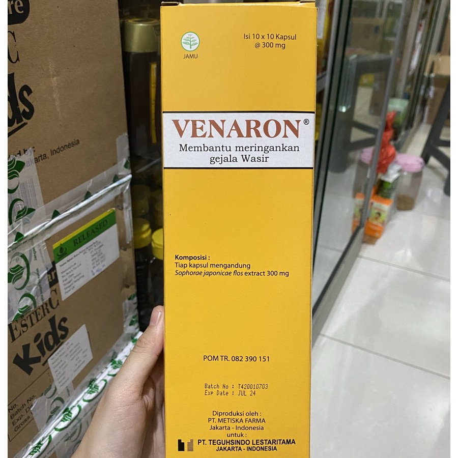 Jual Venaron Box isi 10 Strip @ 10 Kapsul | Shopee Indonesia