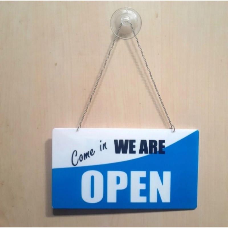 Jual Acrylic sign label OPEN & CLOSED | Shopee Indonesia