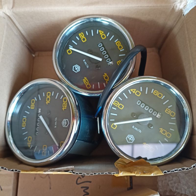 Jual Speedometer kilometer vespa px ps ring crome | Shopee Indonesia
