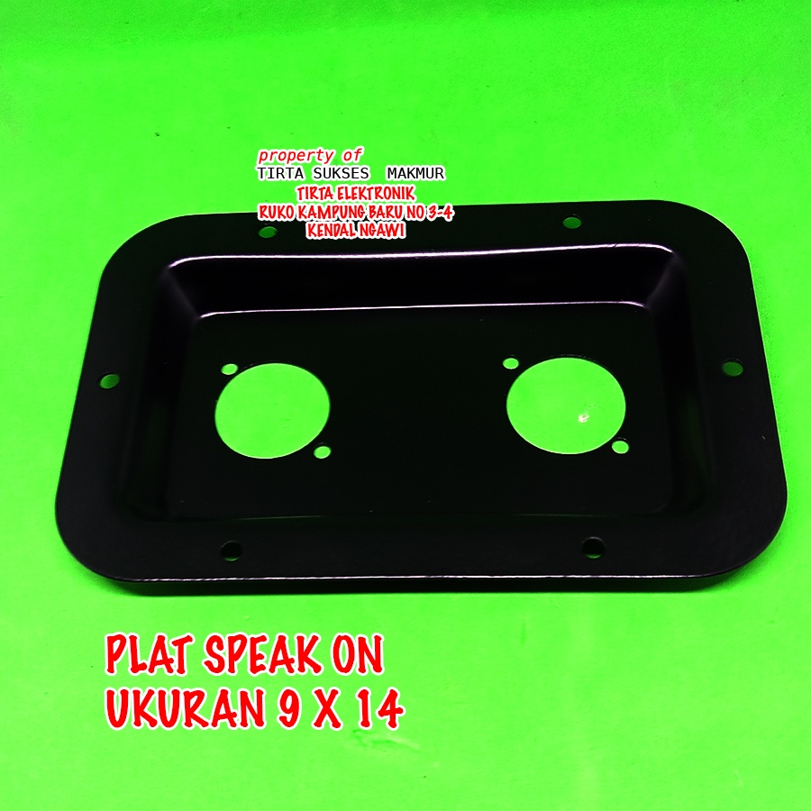 Jual Plat spikon speaker besi /plat speakon speaker besi / terminal ...