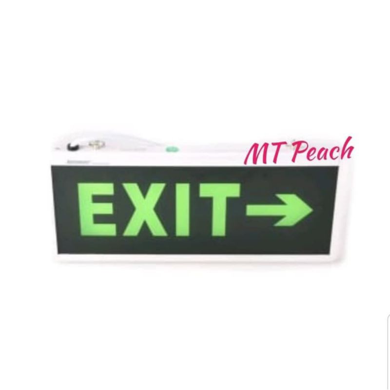 Jual KRISBOW PAPAN PETUNJUK PINTU DARURAT 2 SISI EMERGENCY EXIT SIGN ...