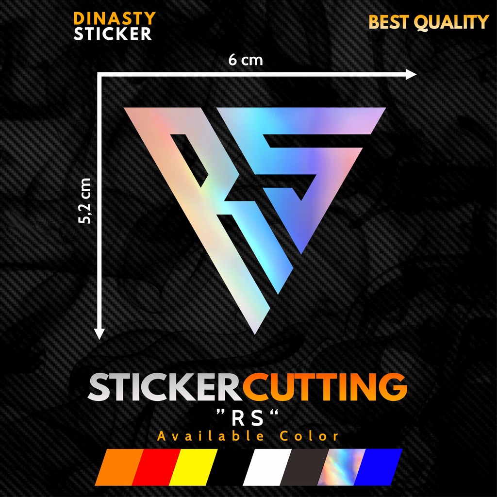 Jual STICKER STIKER CUTTING VIRAL RS RACING SPEED HITS | Shopee Indonesia