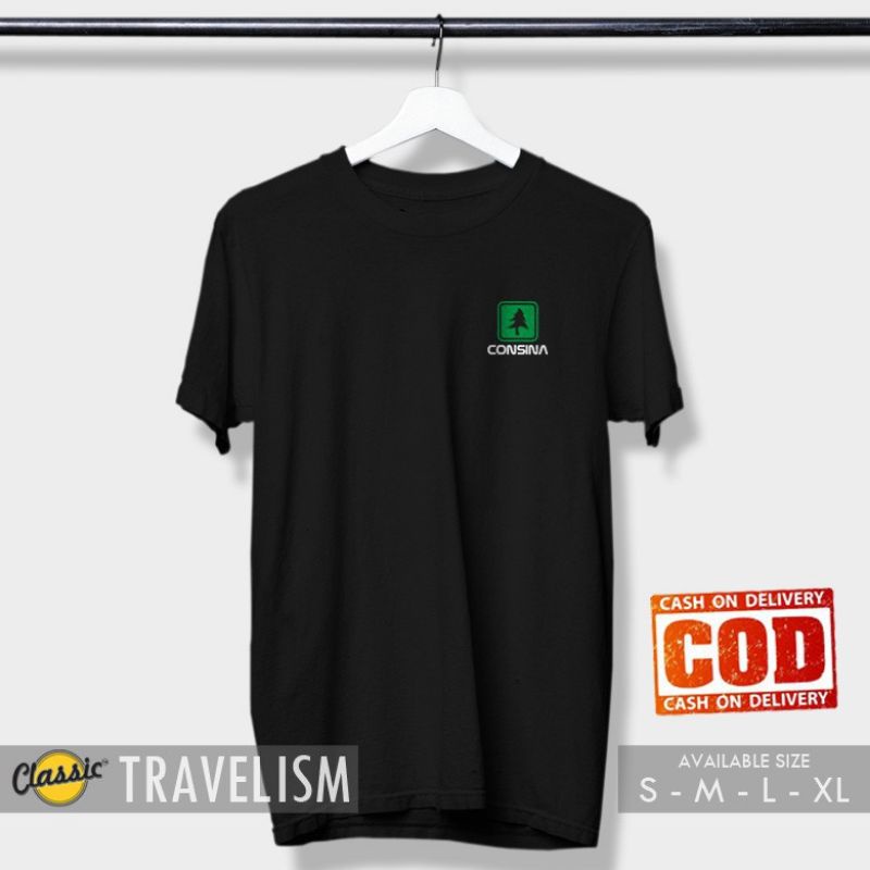Jual kaos outdoor - kaos logo consina dada / kaos pendaki gunung ...