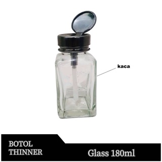 Jual Botol Thinner Glass Kaca 180ML | Shopee Indonesia