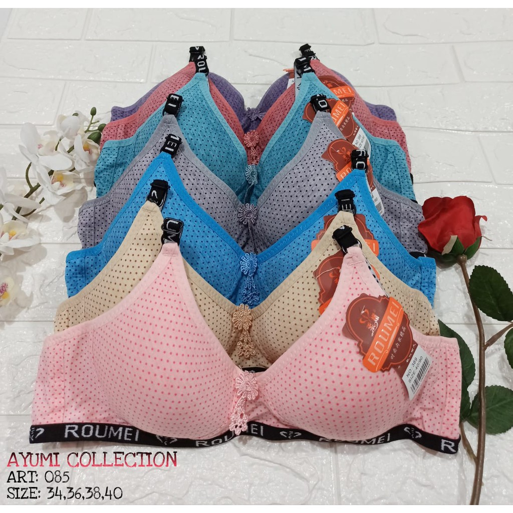 Jual Bra BH JUMBO Wanita Bra Cantik BH Busa Tipis Tanpa Kawat / RUM ...