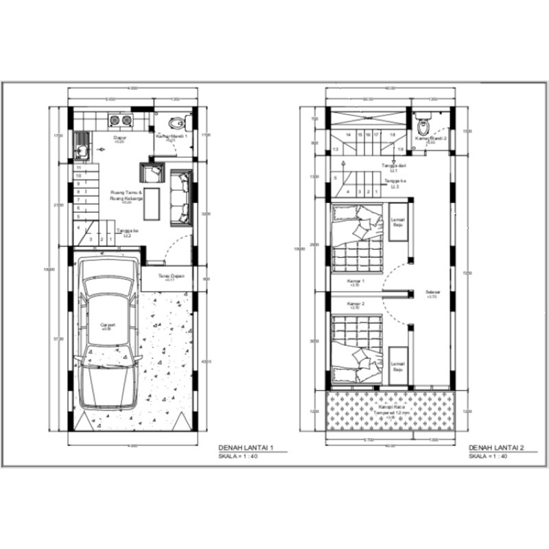 Jual Jasa Desain Layout Rumah / Gambar Denah Rumah 2D Indonesia|Shopee ...