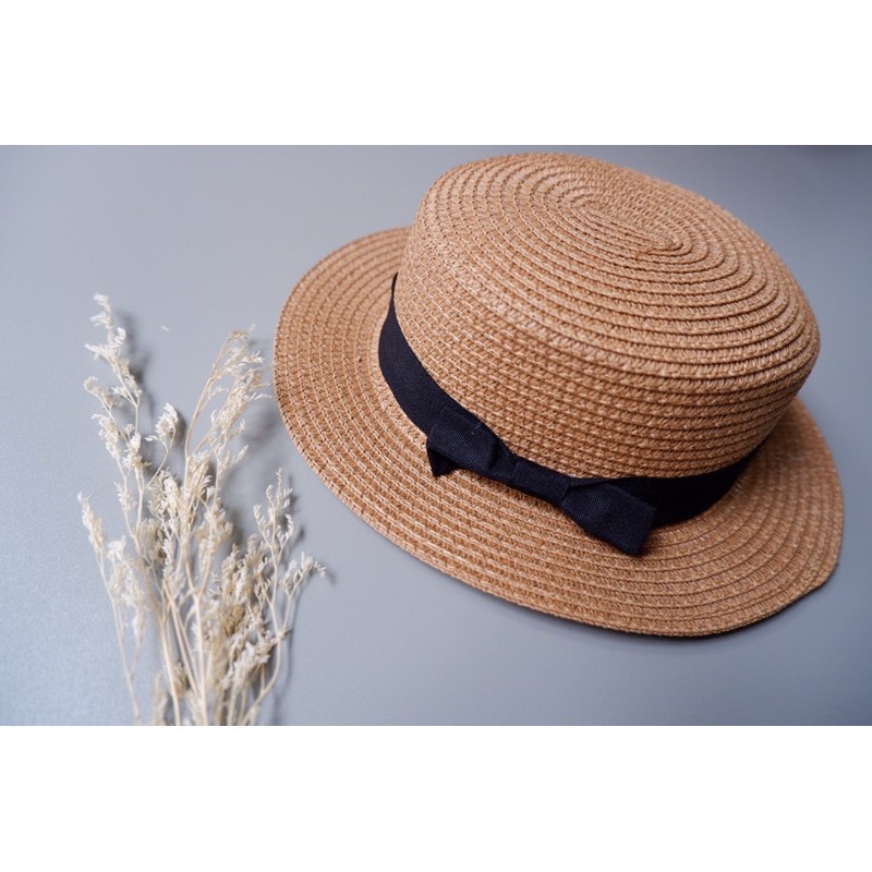 Jual BUCKET HAT TOPI ANAK BUNDAR | TOPI ROTAN JERAMI | SALSCORNER ...