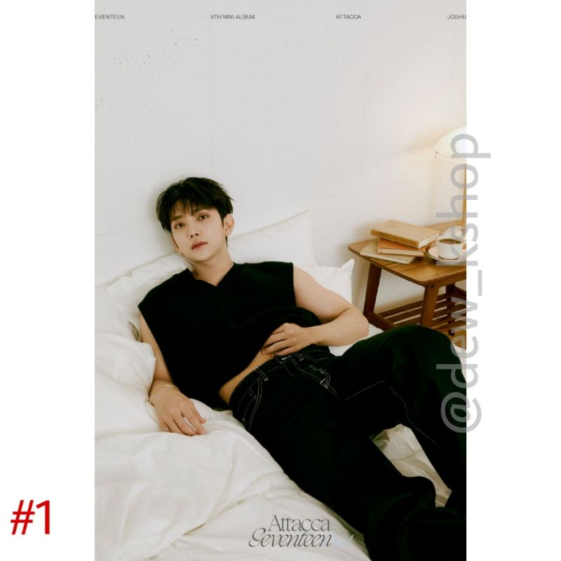 Jual POSTER SEVENTEEN (JOSHUA) - 'Attacca' | Shopee Indonesia