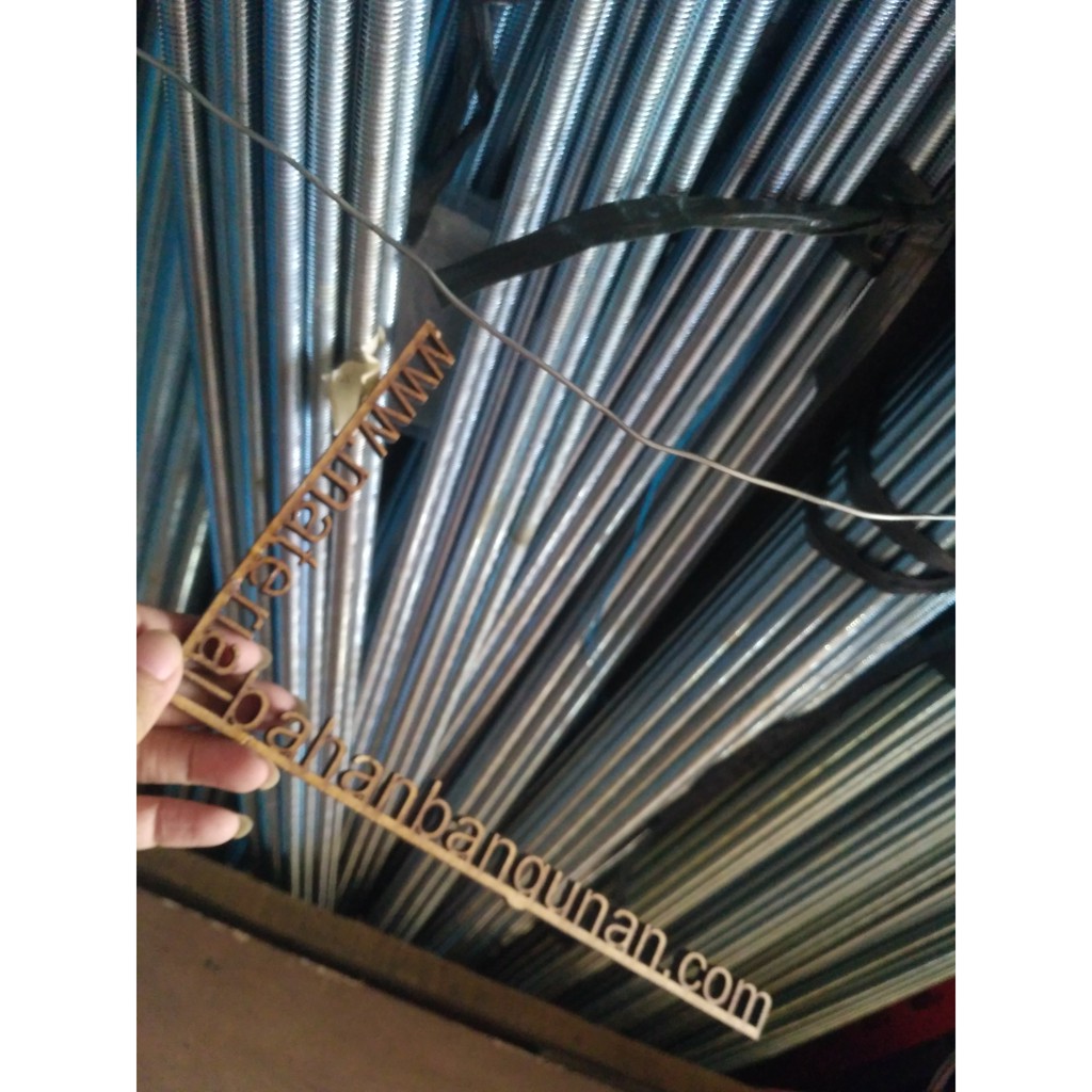 Jual asdrat m 12 x 1 meter baut besi batang panjang putih long thread ...