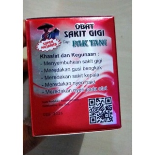 Jual OBAT SAKIT GIGI CAP PAK TANI (10 saset) | Shopee Indonesia