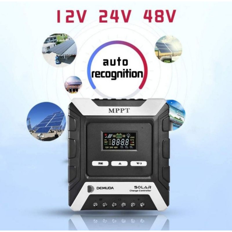 Jual Solar Charge Controller MPPT 60A 50A 40A 30A 20A 10A Cell 12V 24V 48V - 50A | Shopee Indonesia