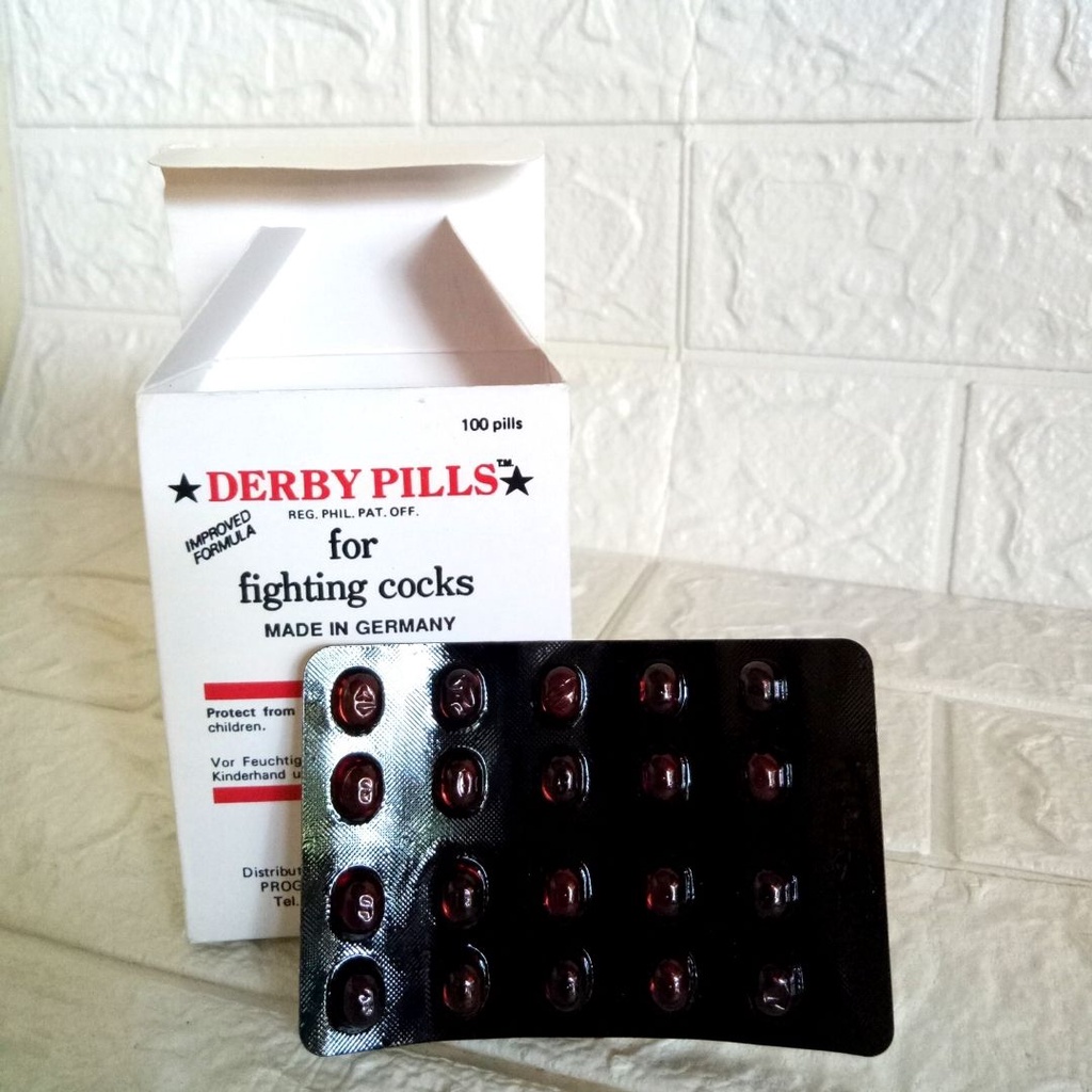 Jual Derby Pills Suplemen Ayam Import Filipina ( Harga per 1 Butir ...