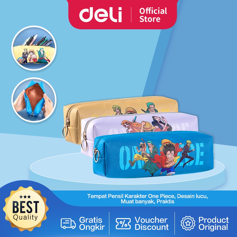 Jual Deli One Piece School Pencil Case / Tempat Pensil Karakter One ...