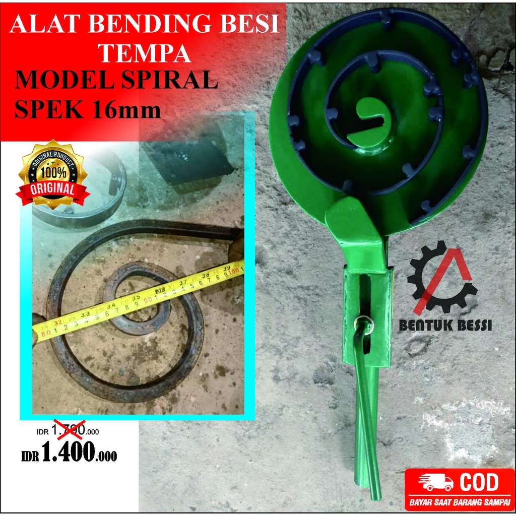 Jual Alat Bending Nako Bentuk Spiral Spek 16mm | Shopee Indonesia