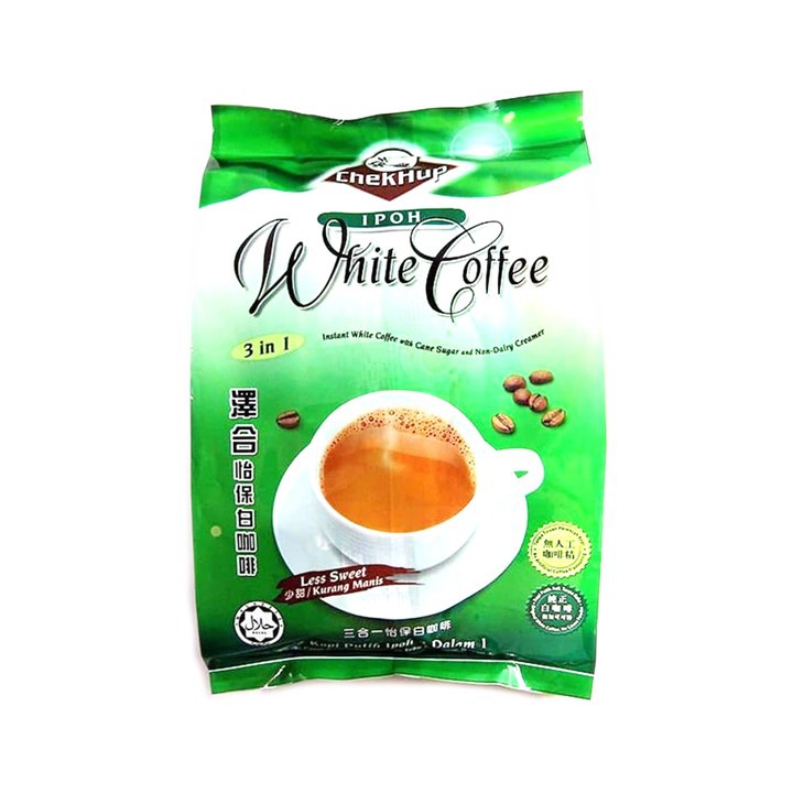 Chek Hup 3 in 1 Ipoh White Coffee Less Sweet 35gr x 15 | Shopee Indonesia
