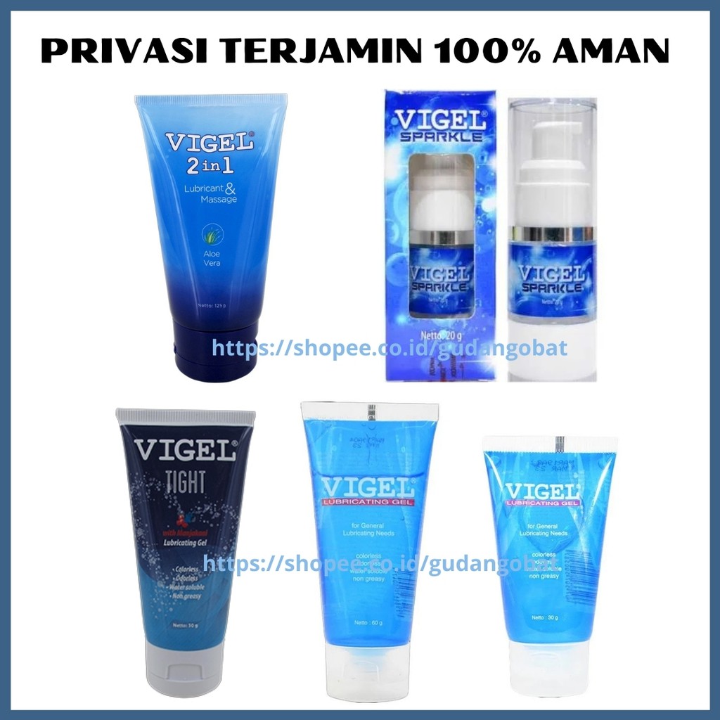 Jual Vigel Lubricant Gel 60 Gr, 30 Gr, Vigel 2 in 1, Vigel Tight 50 Gr ...