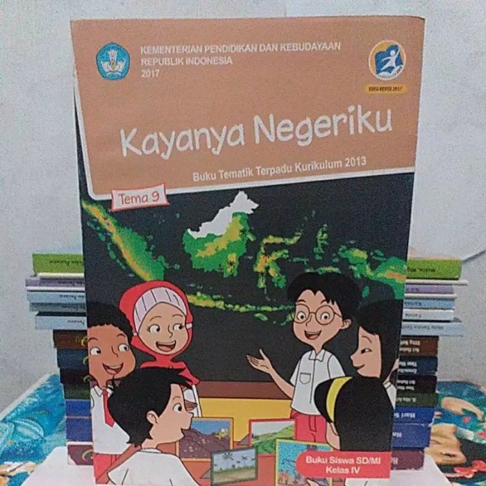 Jual Buku Siswa Tematik Kayanya Negeriku SD/MI Kelas 4 Tema 9 Kemendikbud | Shopee Indonesia