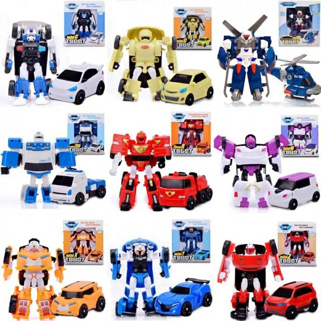 Jual MAINAN TOBOT MINI ROBOT TRANSFORMASI TERLARIS KESUKAAN ANAK 6PCS ...
