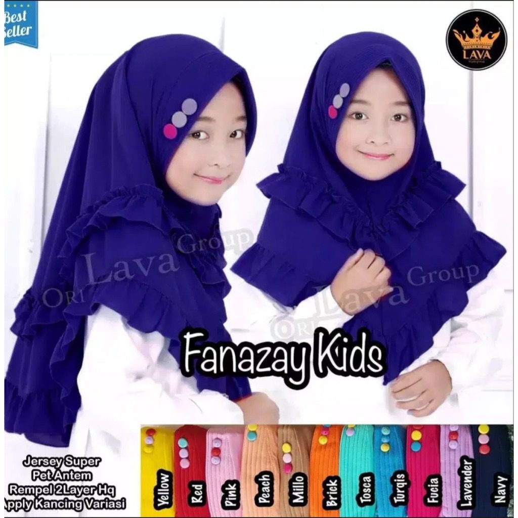 Jual Jilbab Anak Tk Rempel 3-6 thn/Jilbab Bayi Lucu ...