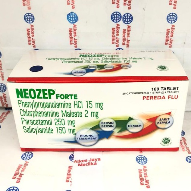 Jual Neozep Forte Box Isi 25 Strip @4 Tablet - Obat Flu & Batuk ...