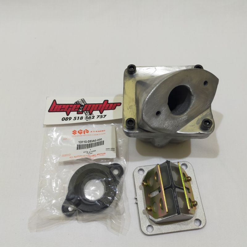 Jual INTEK INTAKE MANIPOL MANIFOLD KODOK FIZ R PENDEK PLUS MEMBRAN RXZ PLUS KARET THUNDER ...