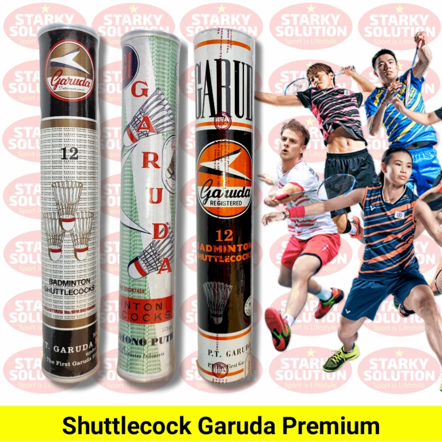Jual Shuttlecock Bulutangkis GARUDA PREMIUM Kok Kock Badminton Original ...