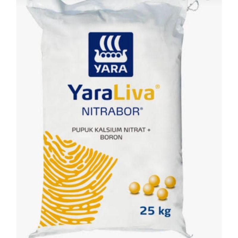 Jual YARALIVA NITRABOR 25kg Pupuk Kalsium Nitrat+ Boron | Shopee Indonesia