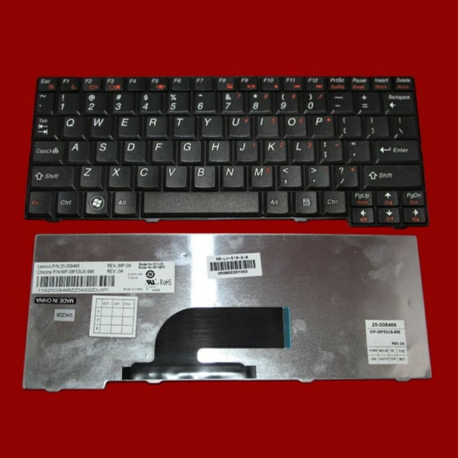 Jual KEYBOARD LENOVO S10-2 S10C SERIES BLACK | Shopee Indonesia